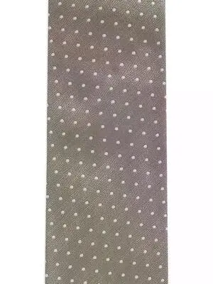 TOM FORD Polka-dot Silk Neck Tie - Grey