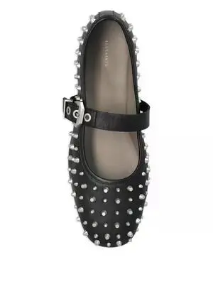 ALLSAINTS Studded Ballet Flats - Black