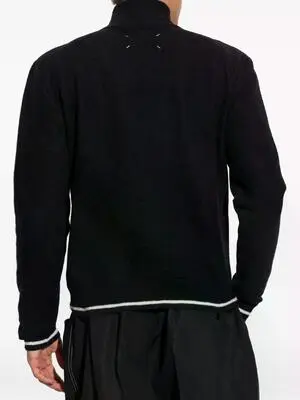 MAISON MARGIELA High-neck Front-zip Sweater