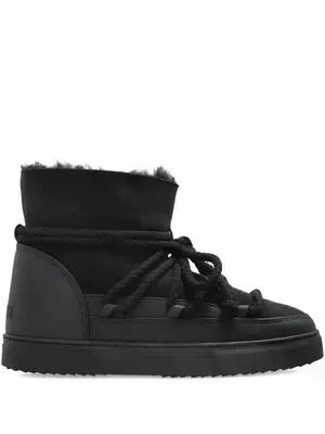 Inuikii Rope-lace Ankle Boots - Black