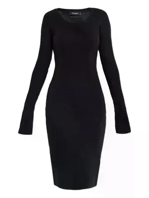 Dsquared2 Long-sleeve Midi Dress