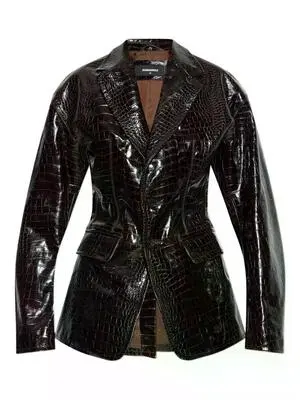 Dsquared2 Crocodile-embossed Blazer