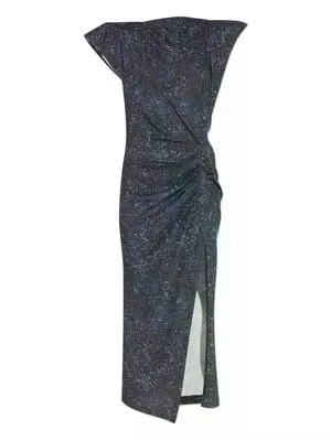 Isabel Marant Printed Side-slit Dress