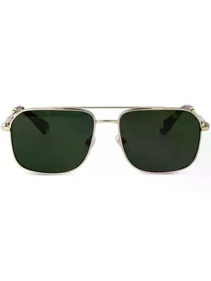 Burberry Navigator-frame Sunglasses - Gold