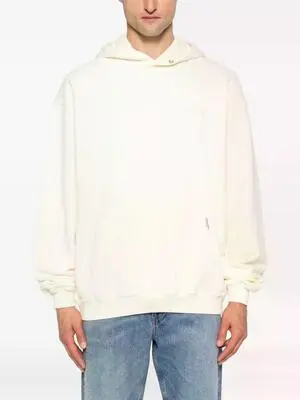 REPRESENT Cotton Hoodie With Kangaroo Pocket - Neutrals