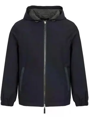 YVES SALOMON Waterproof Hooded Jacket - Black