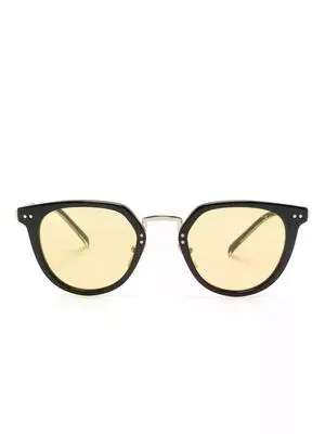 Prada Oval-frame Sunglasses - Black
