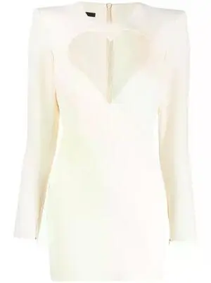 Alex Perry Heart Cut-out Mini Dress