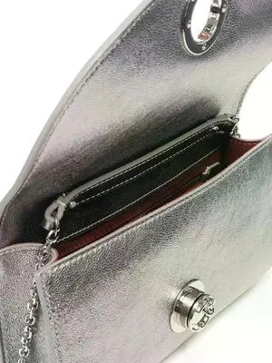 COCCINELLE Circular-lock Leather Shoulder Bag