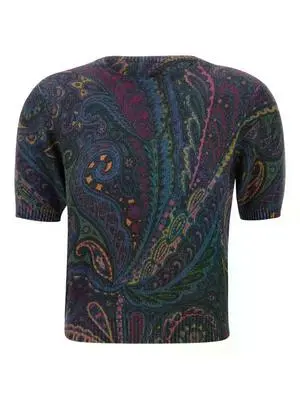 Etro Paisley-print Short-sleeve Top