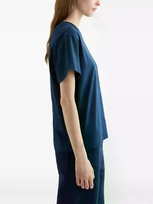 JIL SANDER Logo-label T-shirt - Blue
