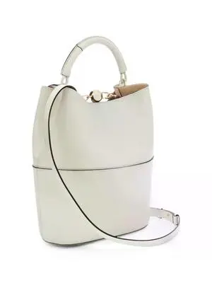 Furla Sfera Logo-buckle Bucket Bag - Neutrals