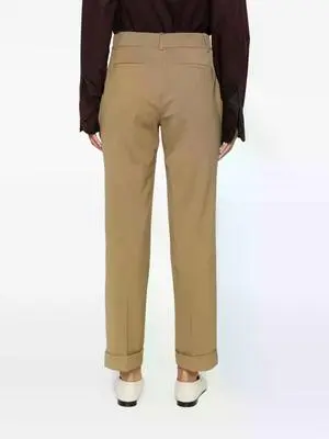 P.a.r.o.s.h Liliuxy Cuffed Trousers - Neutrals