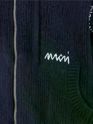 Marni Hooded Zip-up Cardigan - Blue