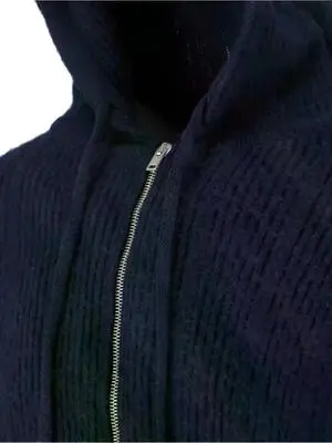 Marni Hooded Zip-up Cardigan - Blue