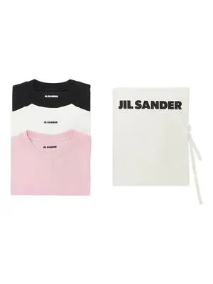 JIL SANDER Logo-patch T-shirt - Pink