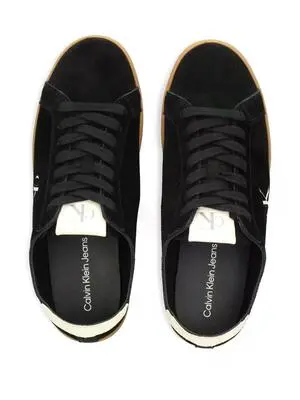 Calvin Klein Logo-detail Suede Sneakers