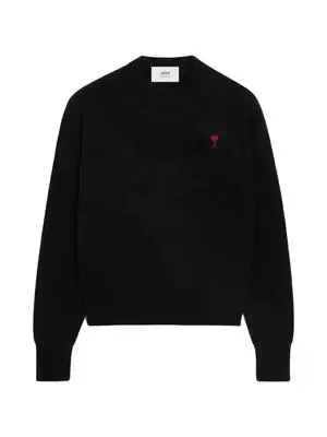 Ami Paris Embroidered Sweaters For Men