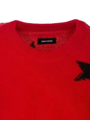 Zadig&Voltaire Markuz Star-embroidered Cashmere Sweater