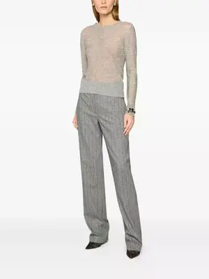 GENNY Fine-knit Top - Grey