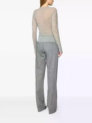 GENNY Fine-knit Top - Grey