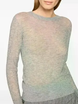 GENNY Fine-knit Top - Grey