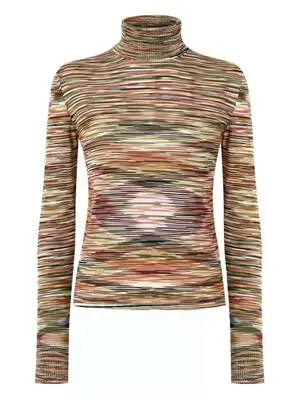 Missoni Stripe-pattern Turtleneck Sweater - Neutrals