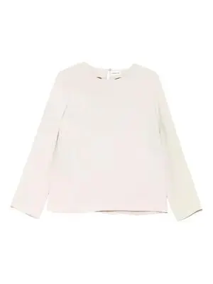 P.a.r.o.s.h Keyhole-neck Boxy Top - Neutrals