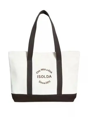 Isolda Embroidered Cotton Tote Bag