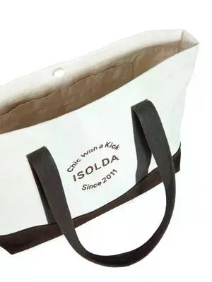 Isolda Embroidered Cotton Tote Bag
