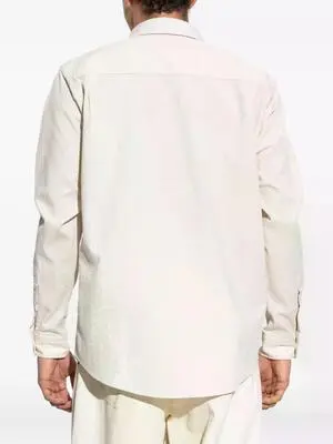 SAMSOE SAMSOE Textured Chest-pocket Shirt