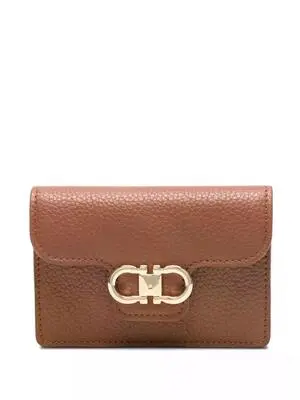 FERRAGAMO Gancini-emblem Cardholder - Brown