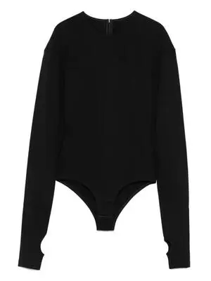 MAISON MARGIELA Long-sleeve Bodysuit - Black