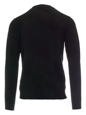PAOLO PECORA Textured Wool Crewneck Sweater