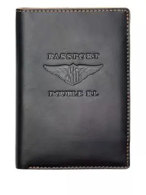 Ralph Lauren Embossed Passport Holder - Black