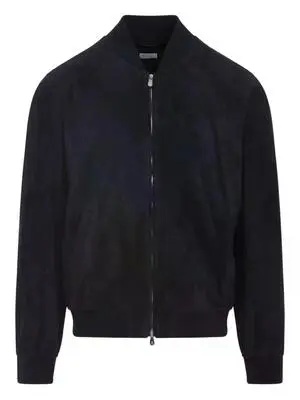 Brunello Cucinelli Suede Bomber Jacket