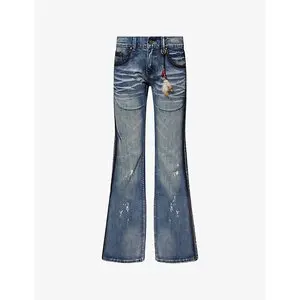 JADED LONDON Feather Drift Flared Denim Jeans