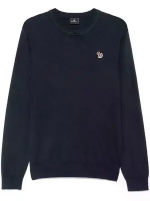 Paul Smith Zebra-logo Sweater - Blue
