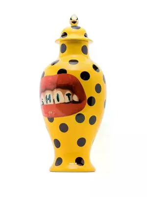 SELETTI Toiletpaper Polka-dot Ceramic Vase