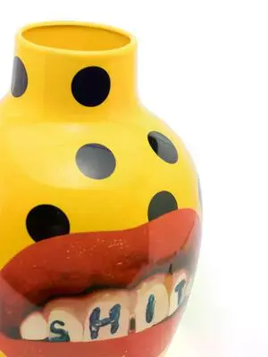 SELETTI Toiletpaper Polka-dot Ceramic Vase