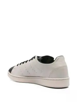 Y3 Superstar Leather-panelled Sneakers - Grey