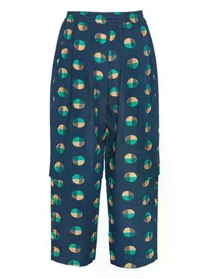 Henrik Vibskov Shants Circular-pattern Drawstring Trousers