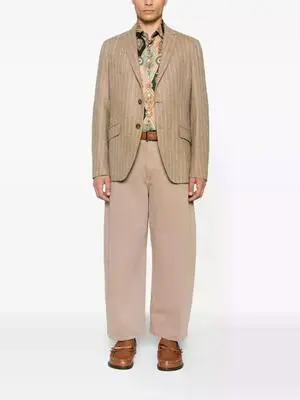 Etro Pinstripe Blazer - Neutrals