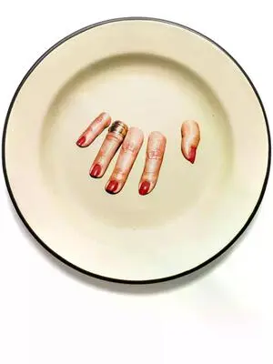 SELETTI 16836 Enamel Fingers Plate