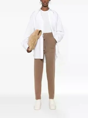 Max Mara Ribbed-knit Track Pants
