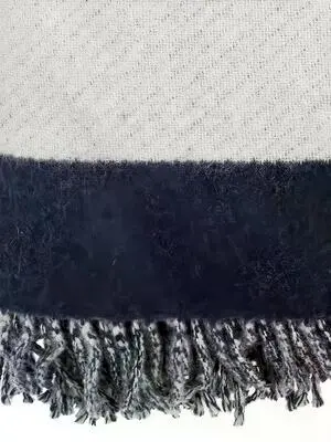 Paul & Shark Striped Embroidered Blanket