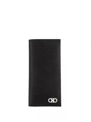 FERRAGAMO Gancini-embellished Bi-fold Wallet - Black