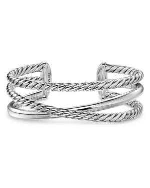 David Yurman Bold Crossover Three Row Cuff
