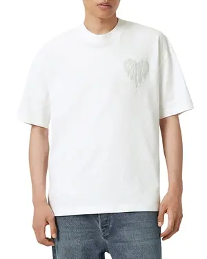 ALLSAINTS Oversized Trip Logo Graphic Tee Optic White