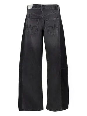 Ag Panelled Cotton-blend Jeans